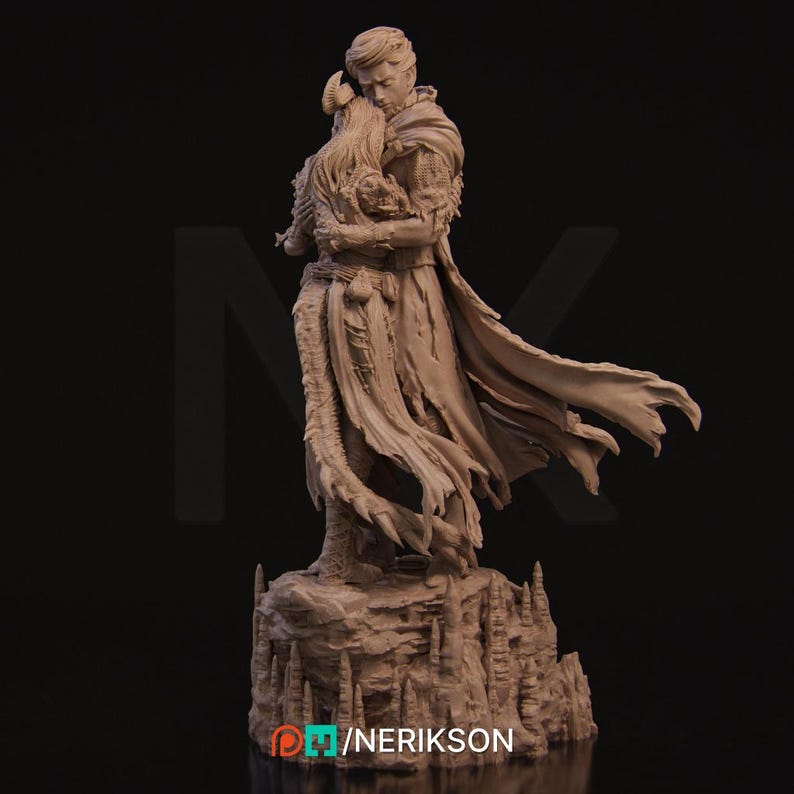 The Last Battle by Nerikson | Unpainted Resin Miniature for Dnd RPG ...