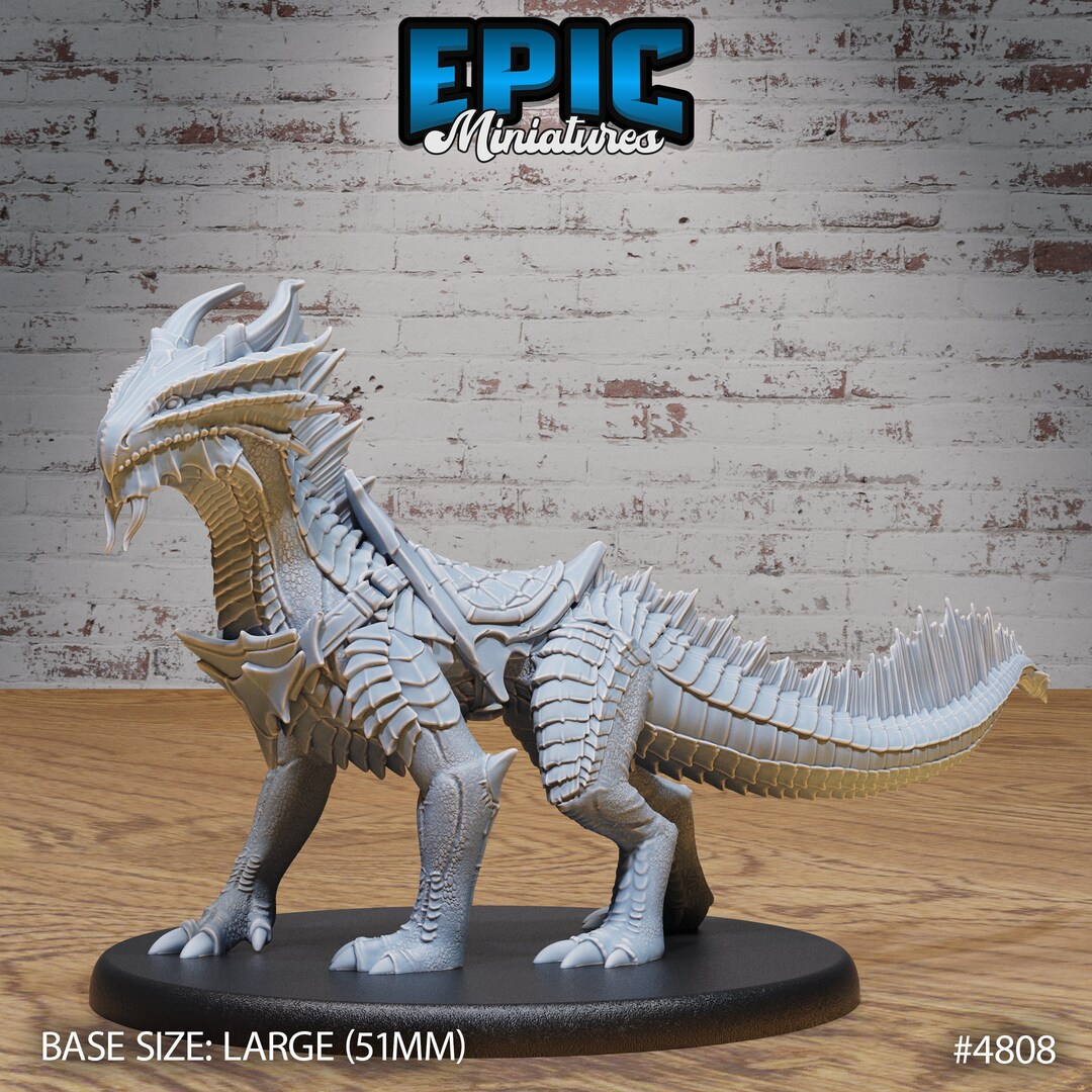 Guard Drake Bronze by Epic Miniatures | Mysterious Ocean - Etsy