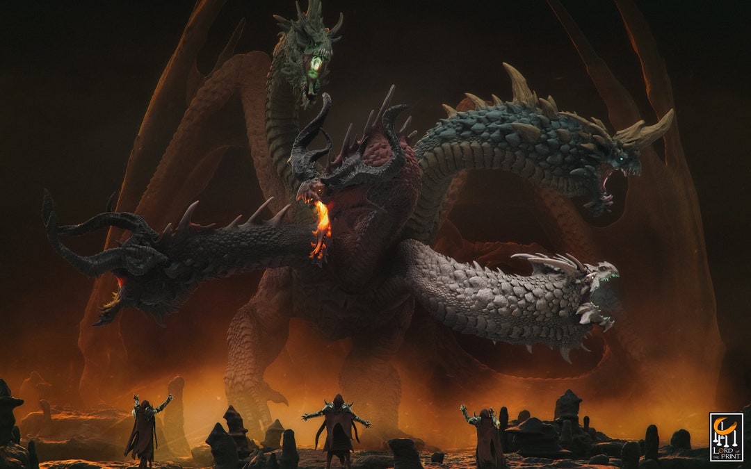 Tiamat, Dragon Queen by Rescale Miniatures | Chromatic Cataclysm ...
