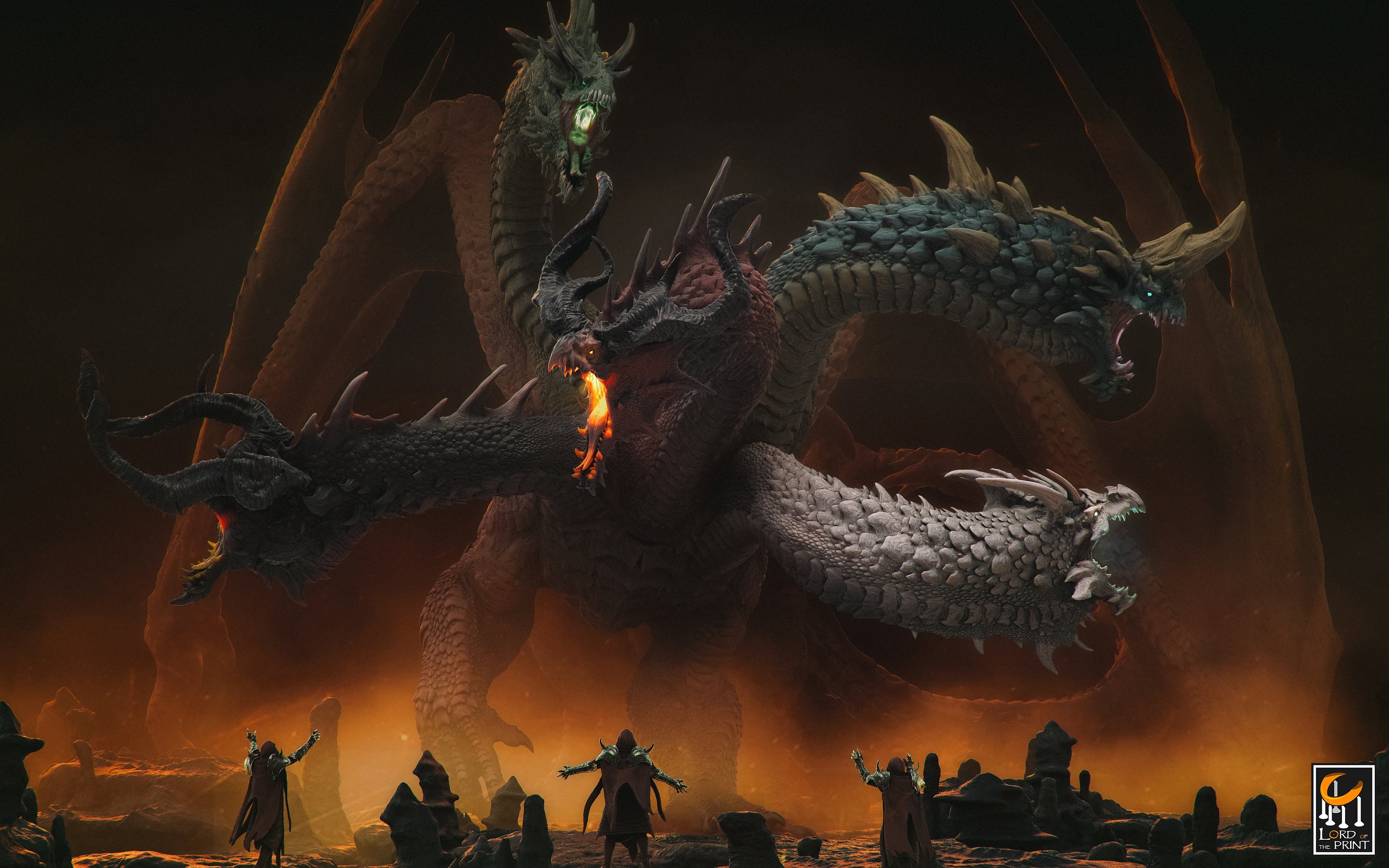 Tiamat, Dragon Queen by Rescale Miniatures | Chromatic Cataclysm ...
