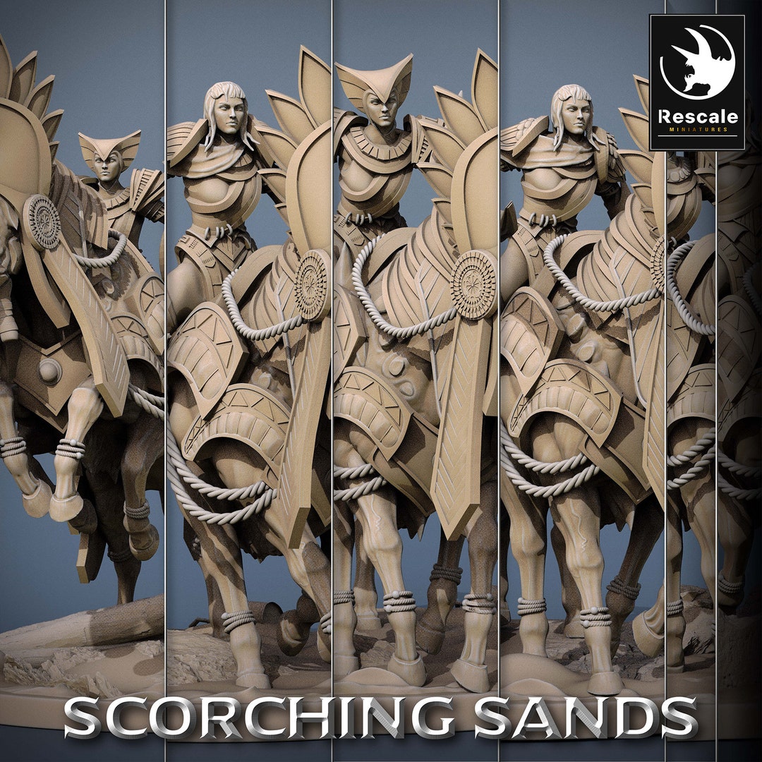 Cavaliers by Rescale Miniatures | Scorching Sands| D&D | Dungeons ...