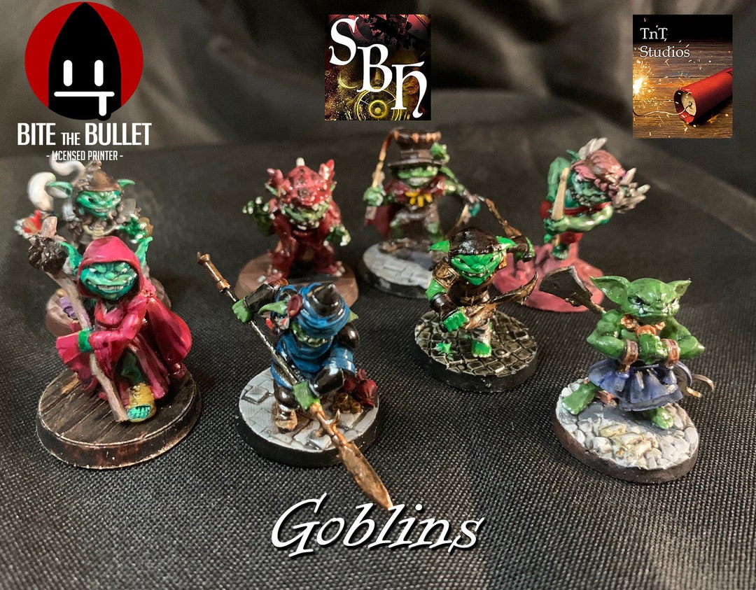 Goblins by Bite the Bullet | Painted | 32mm Scale - Etsy