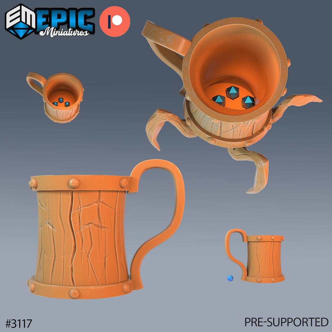 Huge Mug Mimics by Epic Miniatures | Sunrise Tavern - Etsy