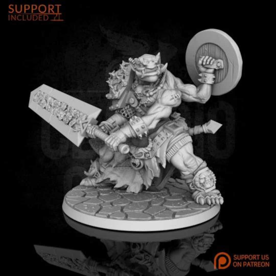 Abomination Orc Troll by Claudio Casini Art - Etsy