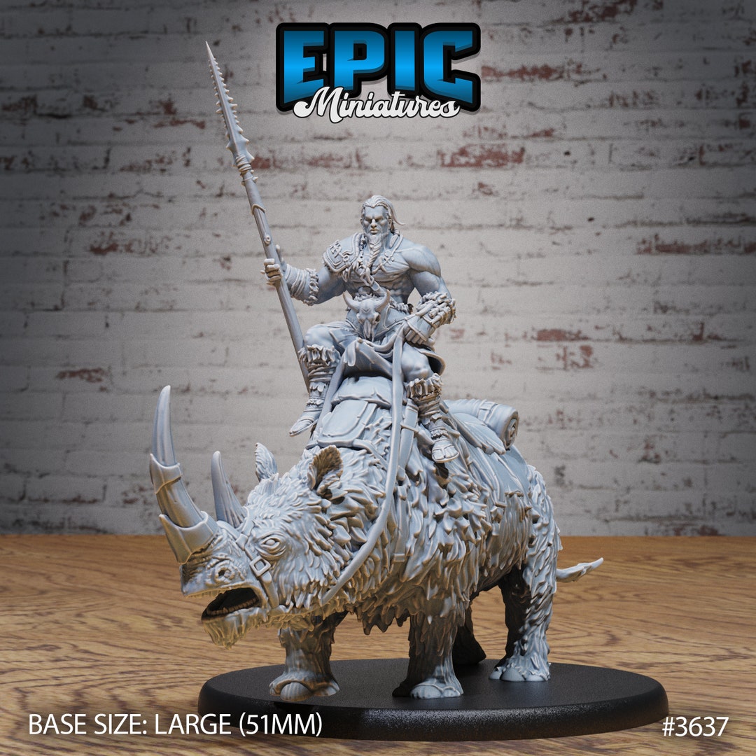 Barbarian Tribe Males by Epic Miniatures | Ice Age Madness - Etsy