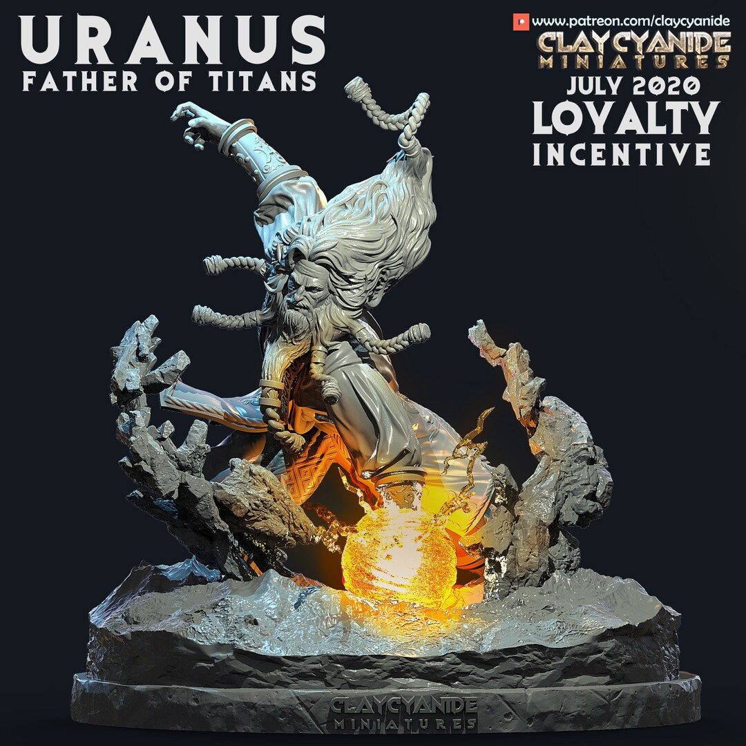 Uranus by Clay Cyanide Miniatures - Etsy
