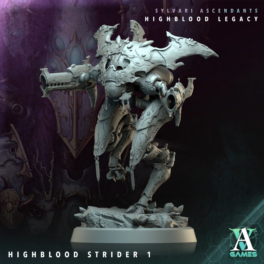 Highblood Strider by Archvillain Games | Sylvari Ascendants| D&D ...