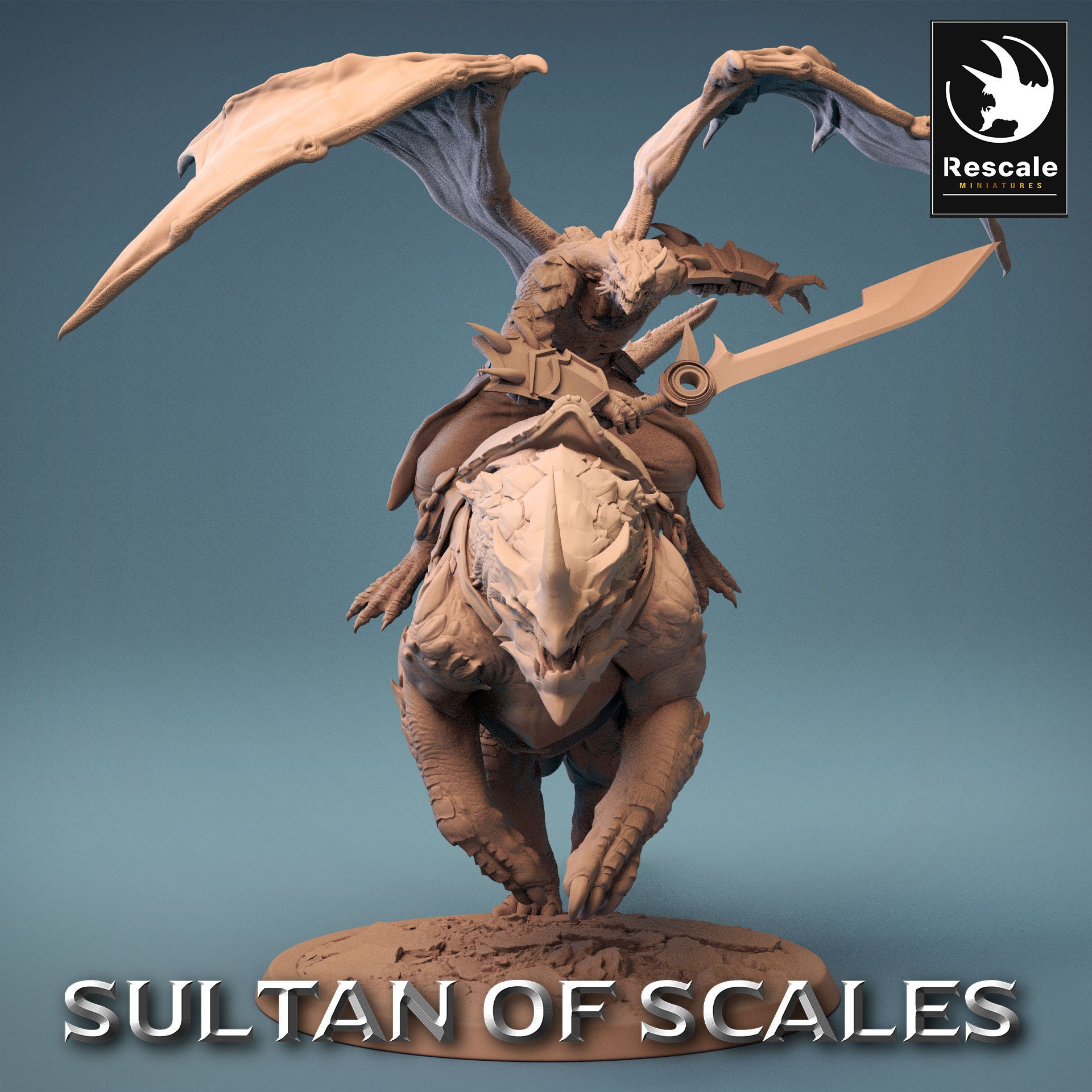 Dragonborn Mounts by Rescale Miniatures| D&D | Dungeons Dragons ...