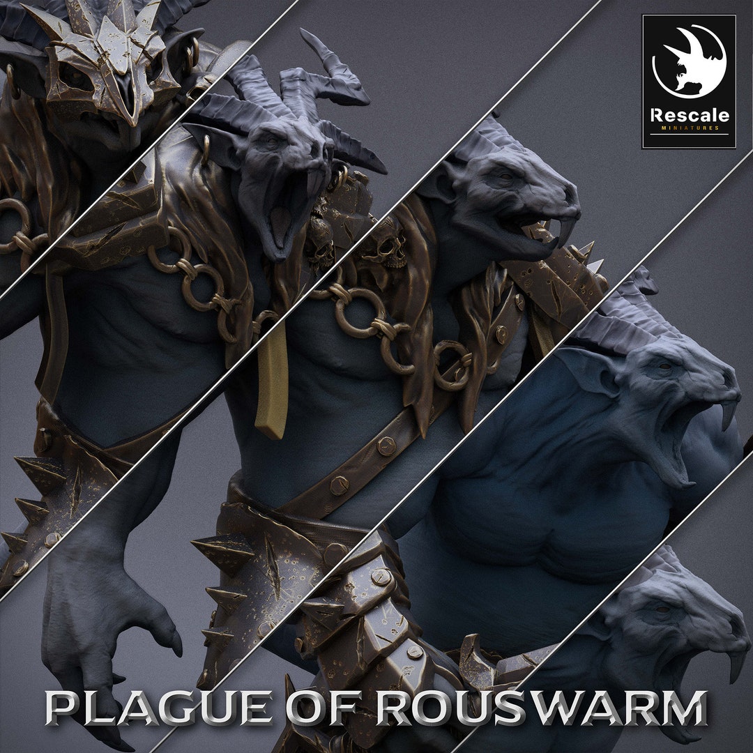 Heavy Rats by Rescale Miniatures | Plague of Rouswarm| D&D | Dungeons ...