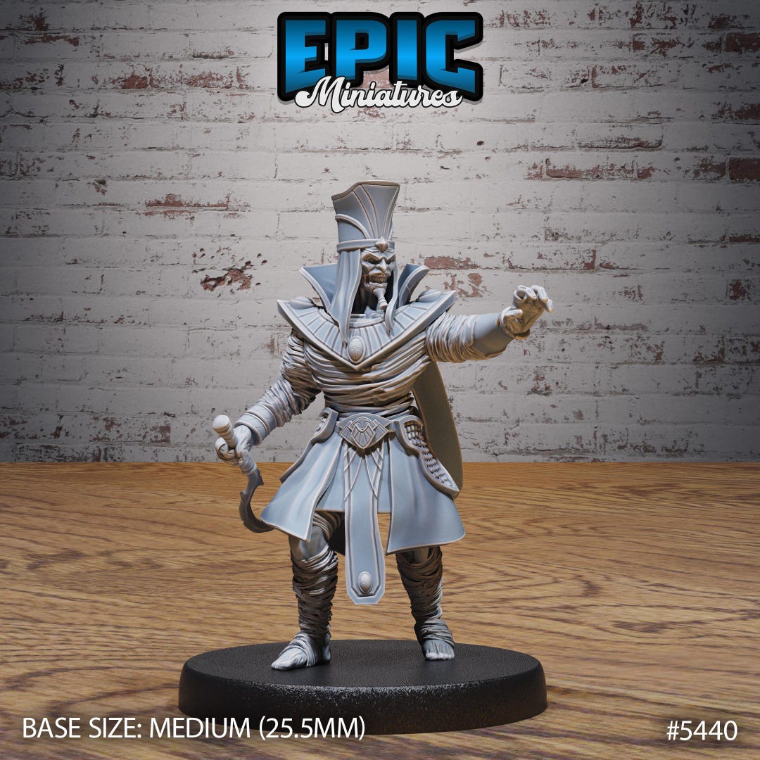 Mummy Lord / Scarab Swarm / Gnoll Mummy by Epic Miniatures - Death ...