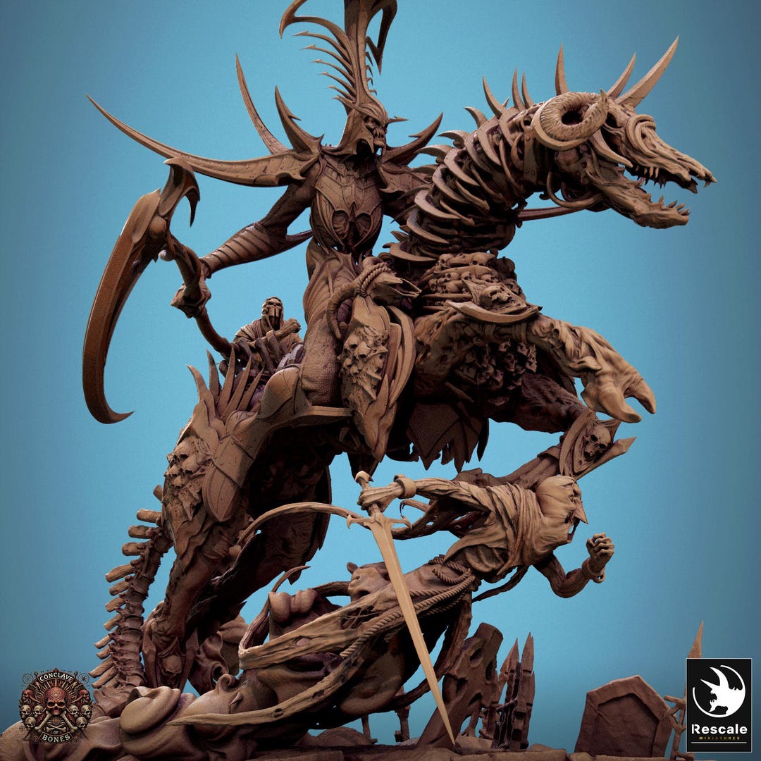 Velkaran Wraith Rider by Rescale Miniatures | Conclave of Bones| D&D ...