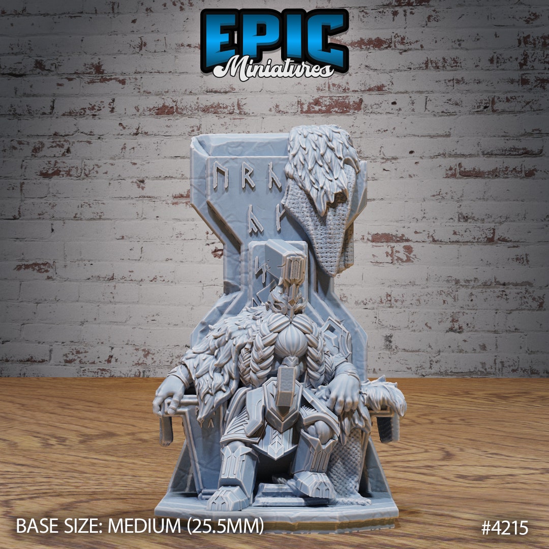 Cursed Dwarf Lord - Bone Dry Desert | Unpainted Resin Miniature for Dnd ...