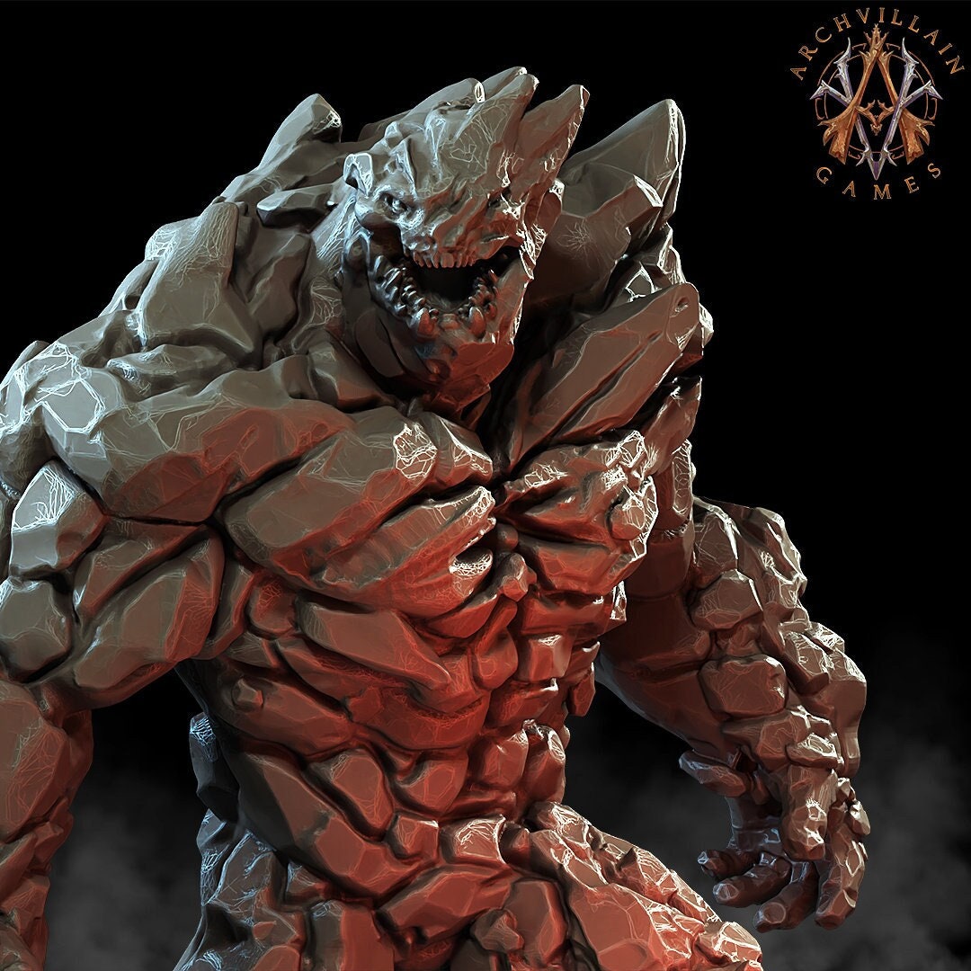 Magma Elemental by Archvillain Games | Magma Lords| D&D | Dungeons ...