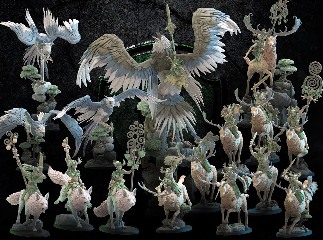 Mori Elves Vol 6 by Lost Kingdom Miniatures - Etsy