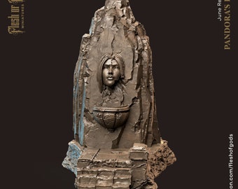 Pandora Pandora's Box Monster Miniature by Flesh of Gods Dungeons and ...