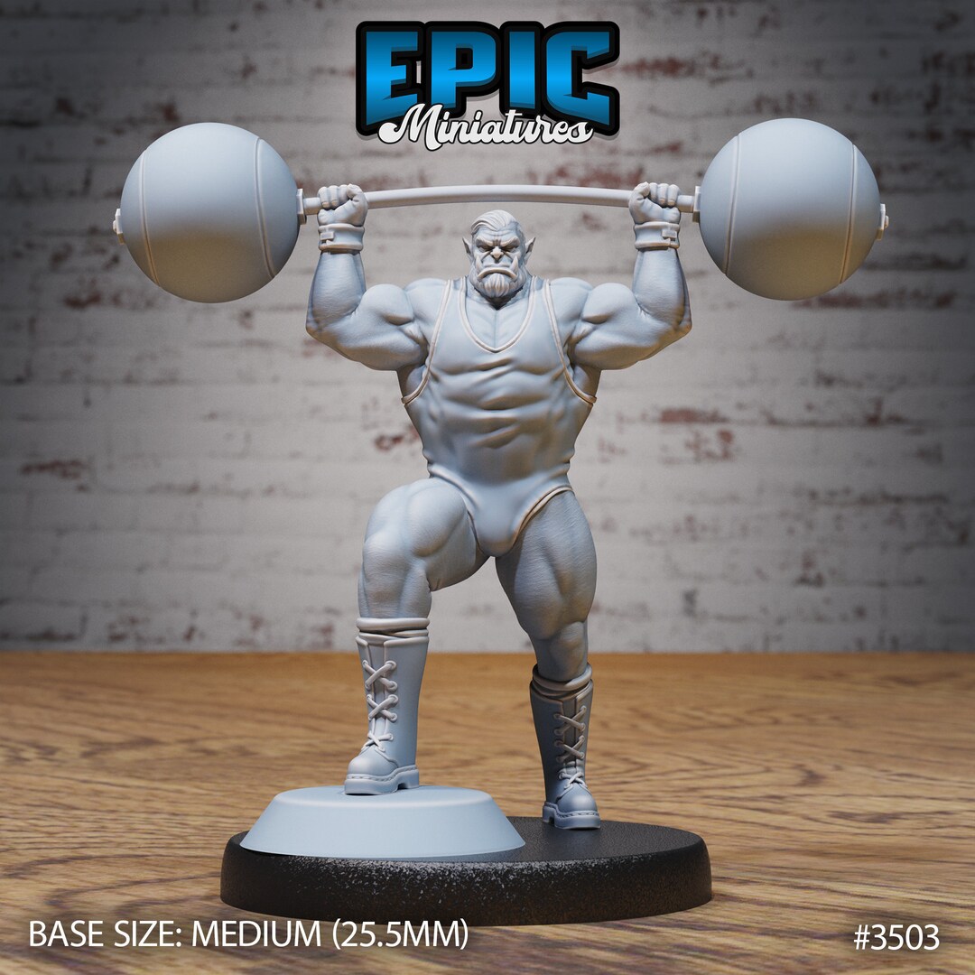 Orc Strongman by Epic Miniatures | Nightsky Carnival - Etsy