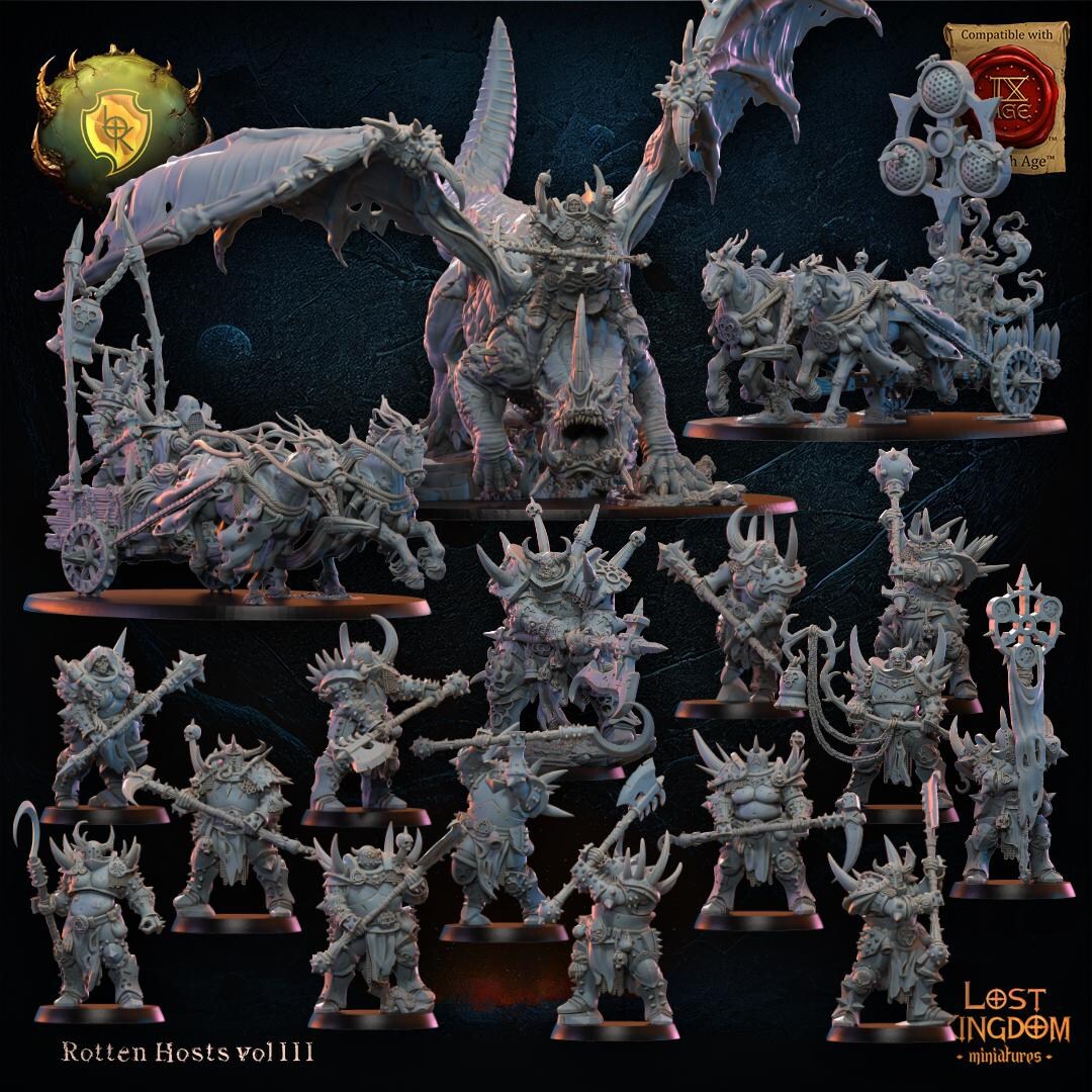 Rotten Host Vol 3 by the Lost Kingdom Miniatures | Unpainted Resin ...