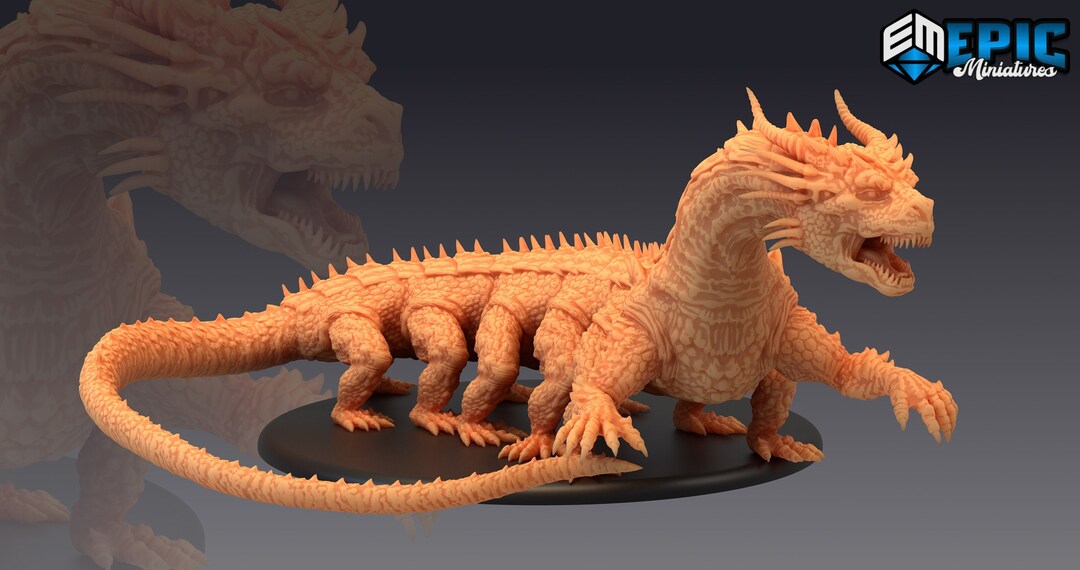 Behir by Epic Miniatures Monsters Rampage - Etsy