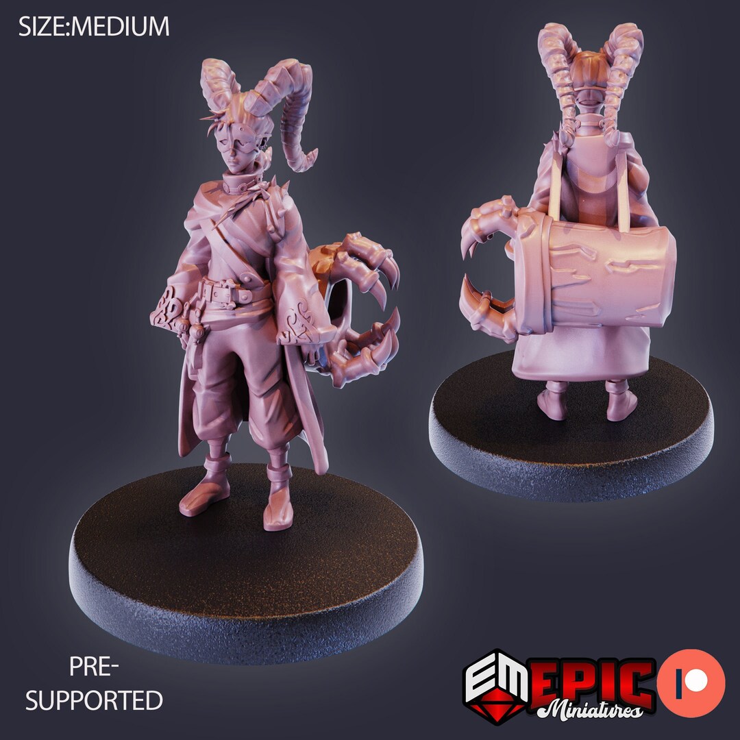 Warlock Apprentice by Epic Miniatures - Deadly Sins - Etsy