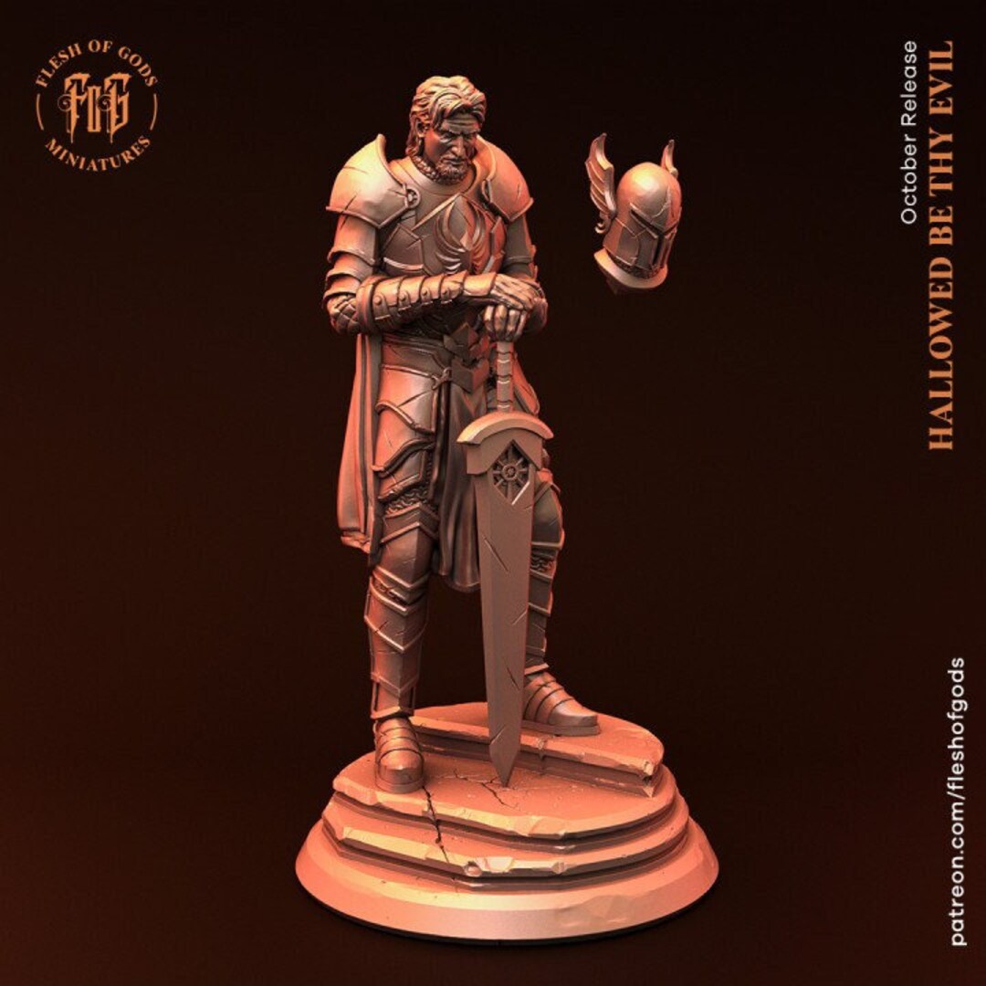 Holy Knight Flesh of Gods Hallowed Be Thy Evil - Etsy