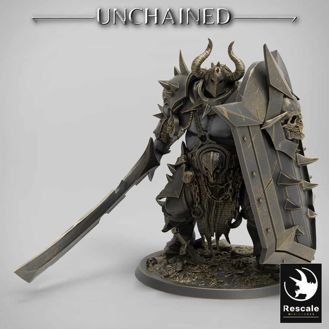 Heavy Soldier by Rescale Miniatures | Unchained | Unpainted Resin ...