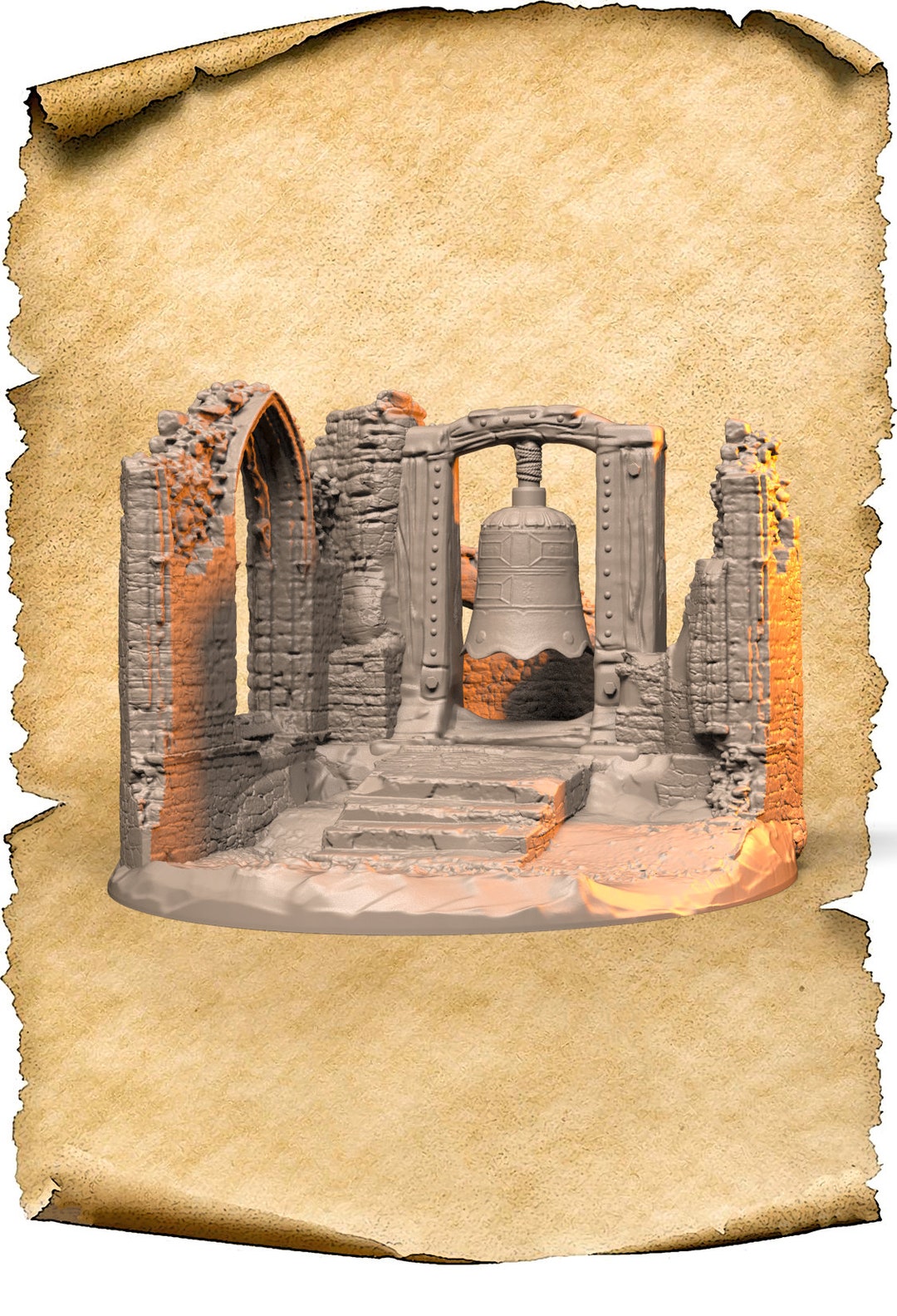 Whispering Bell - Bone Manuscript - Etsy