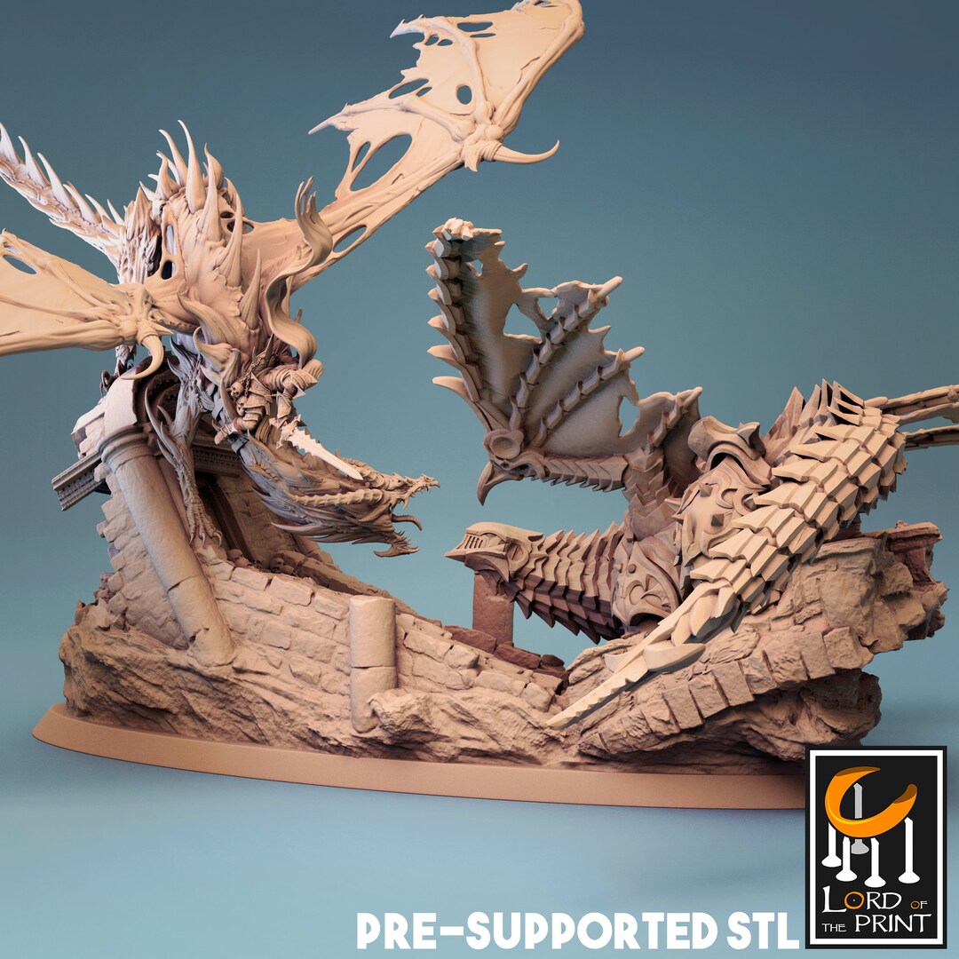 Cursed V Charadalyn Dragon by Rescale Miniatures - Etsy