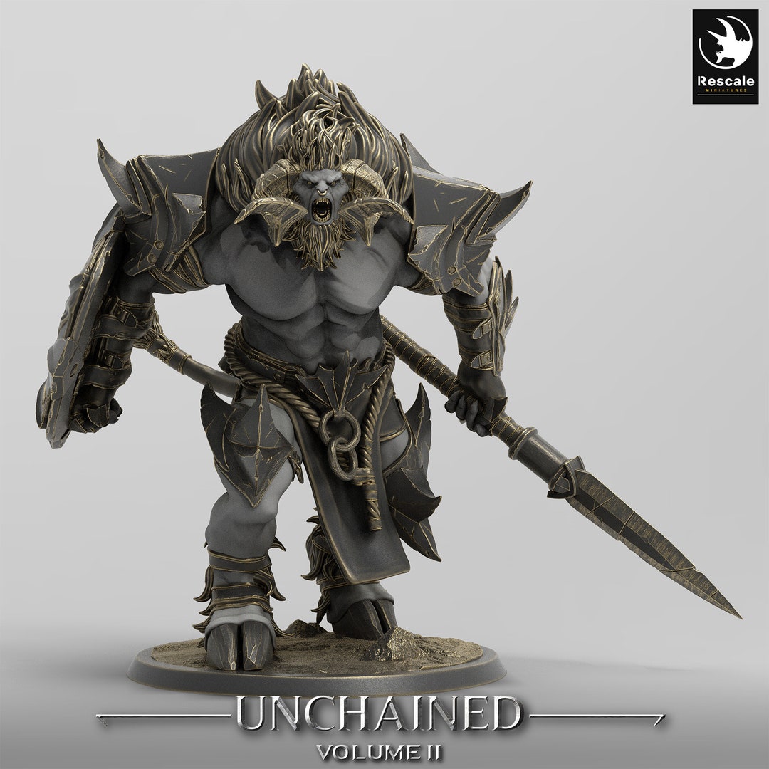 Minotaurs by Rescale Miniatures | Unchained 2 | Unpainted Resin ...