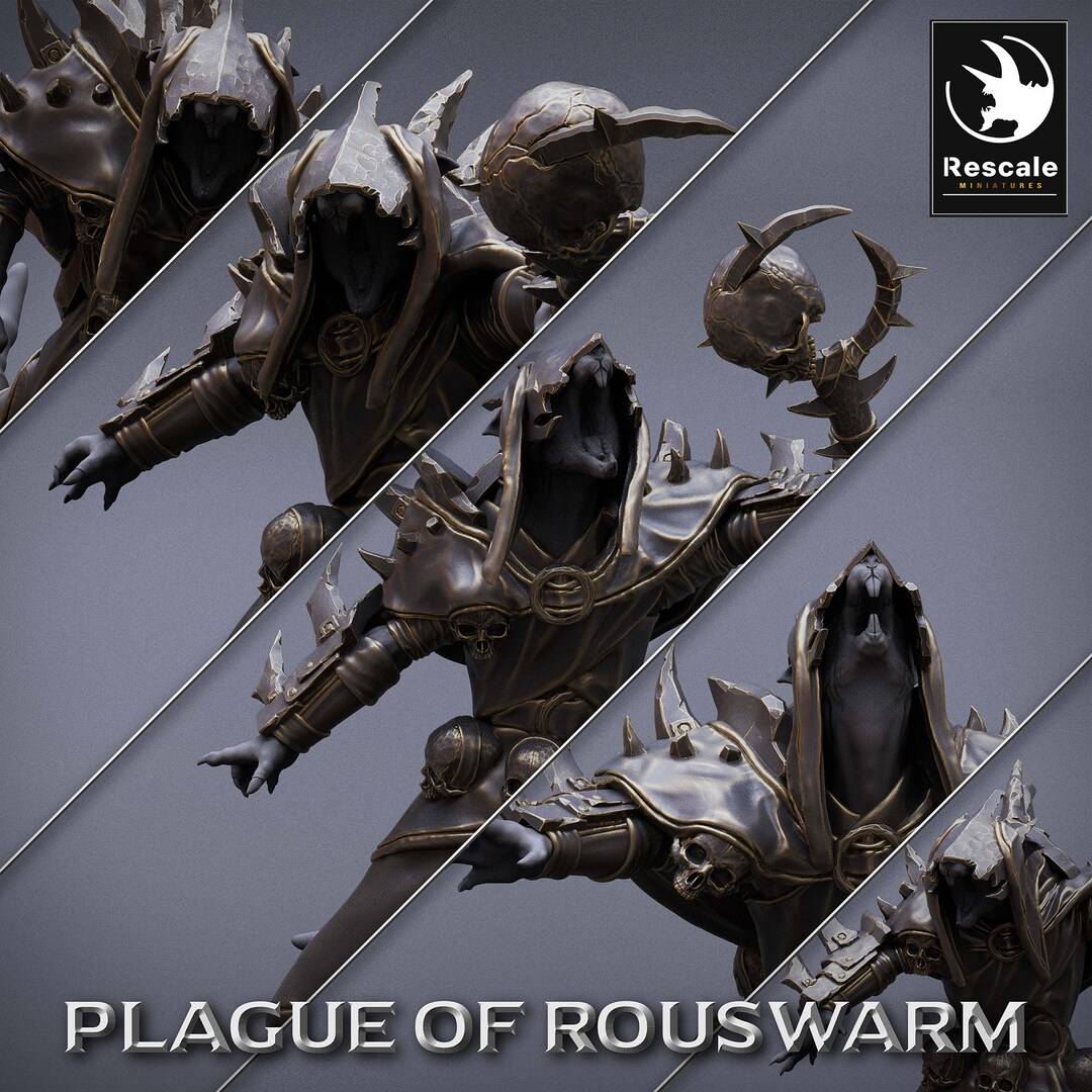 Infantry Rat Priests by Rescale Miniatures | Plague of Rouswarm ...