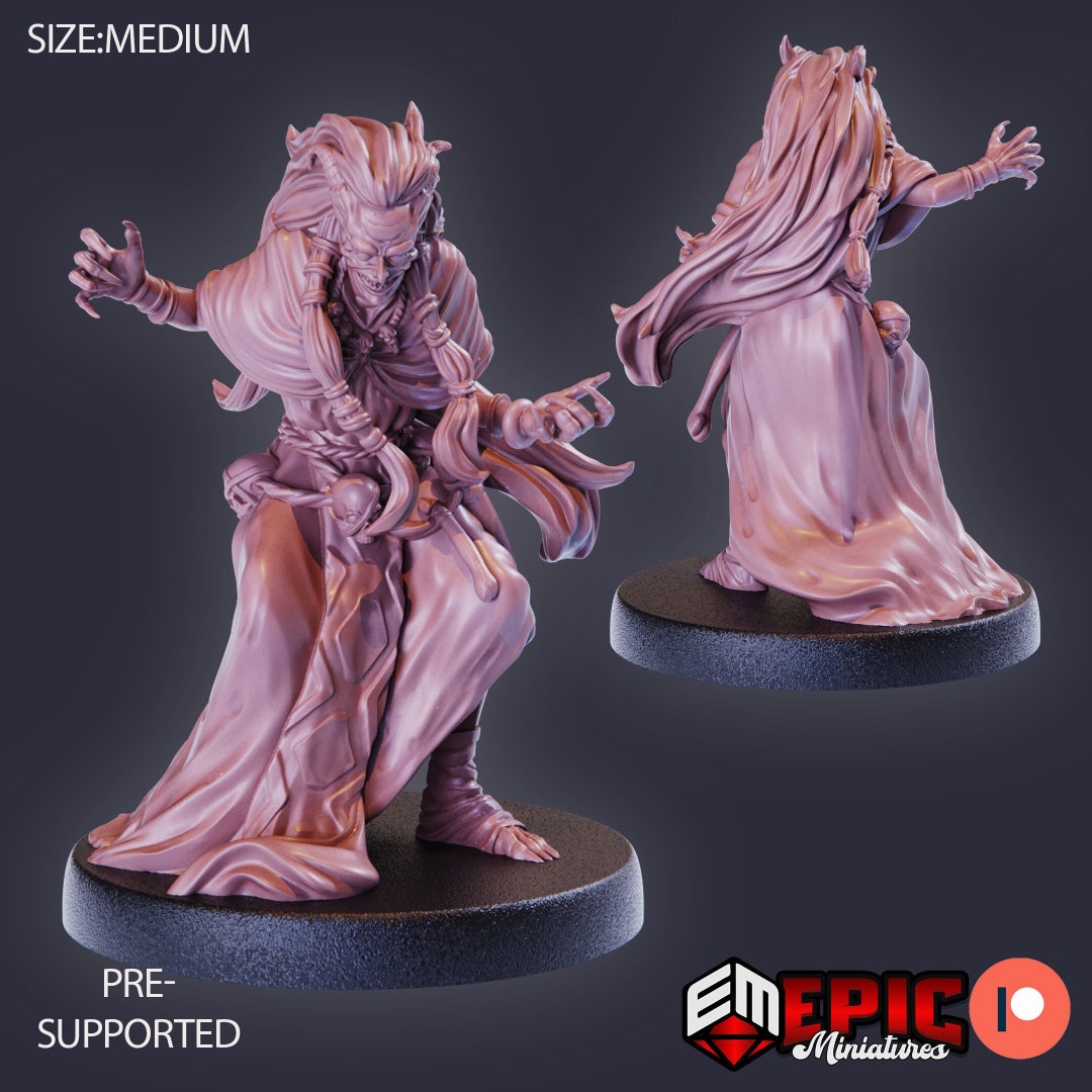 Night Hag by Epic Miniatures - Hour of Demons - Etsy