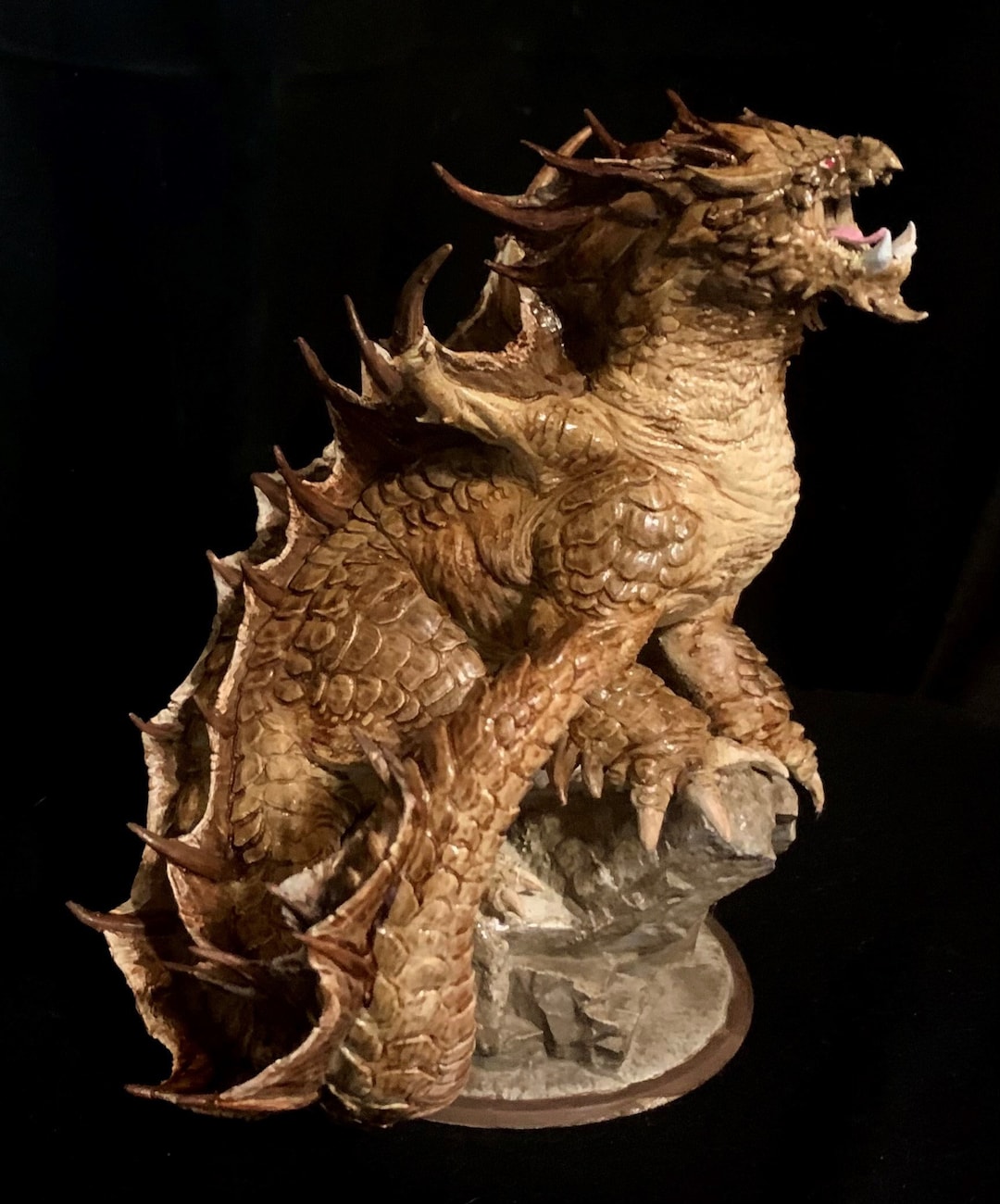 Brown Dragon by Lord of the Print - Etsy