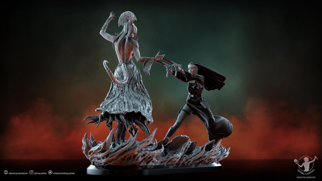 Lady of Sin Diorama | Ritual Casting | MATURE - Etsy