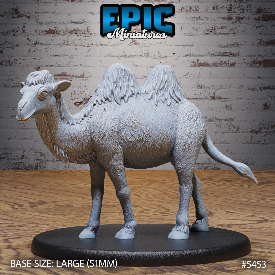 Camel / Desert Golem / Winged Red Bull Beast by Epic Miniatures - Death ...