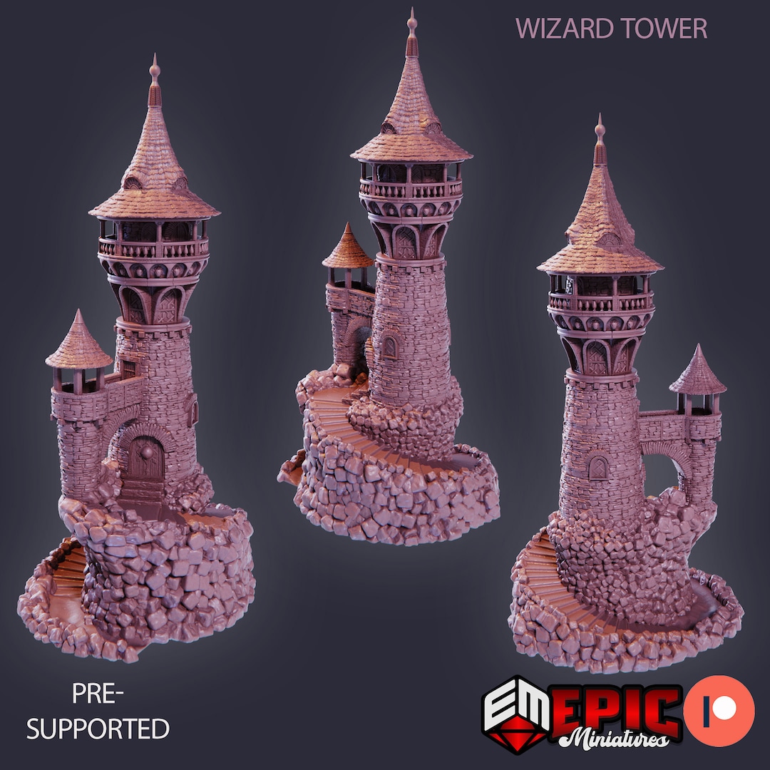 Wizard Tower by Epic Miniatures - Kingdom of Secrets - Etsy