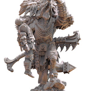 Ehecatl the Devourer by the Lost Kingdom Miniatures Saurian Ancients - Etsy