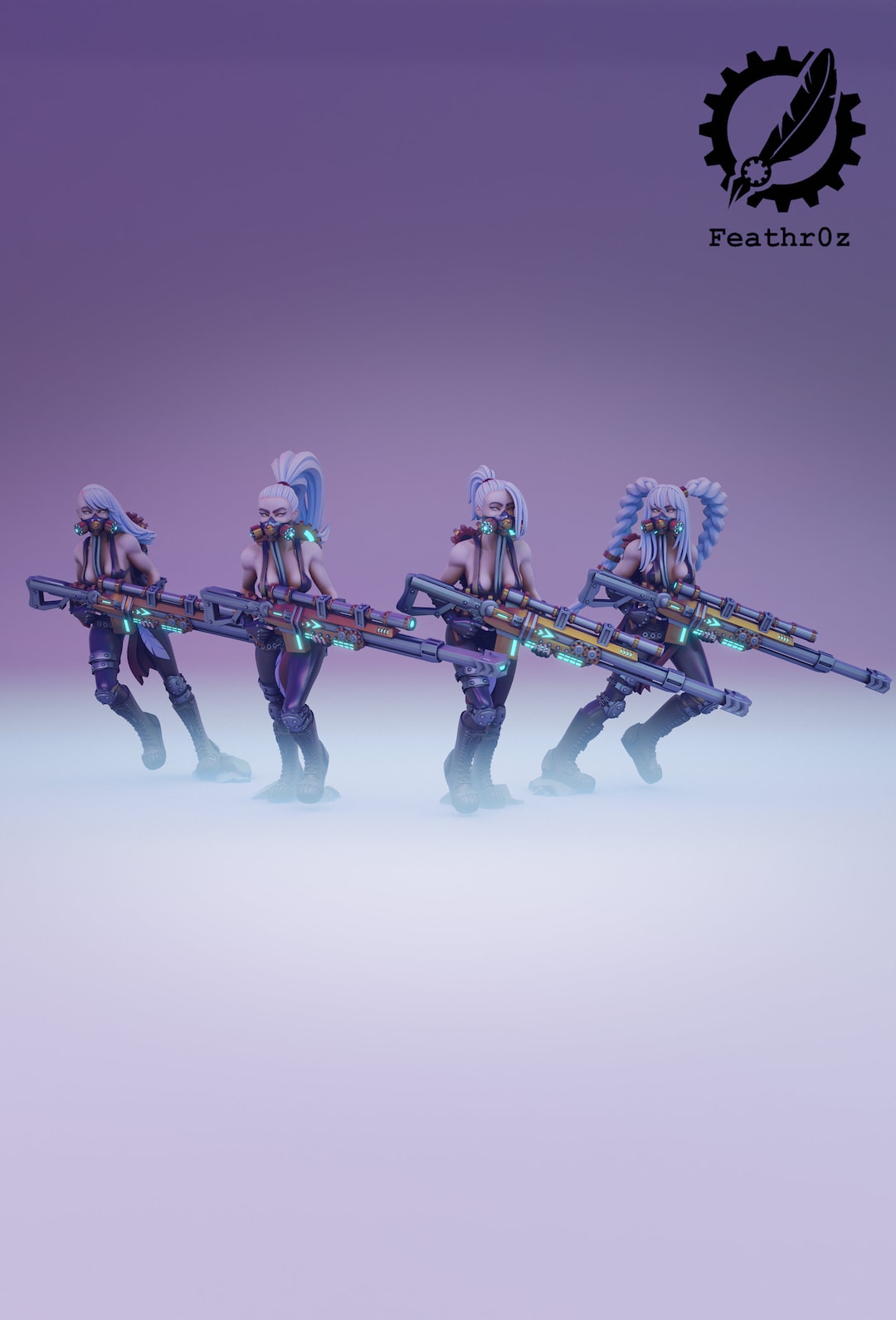Aurora Explorer Rescue Snipers | Aurora Explorers | Unpainted Resin ...