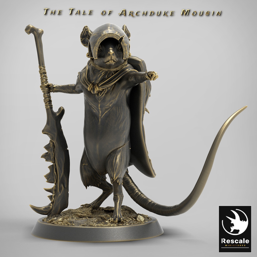 Mousefolk by Rescale Miniatures - Tales of Archduke Mousin | Unpainted ...