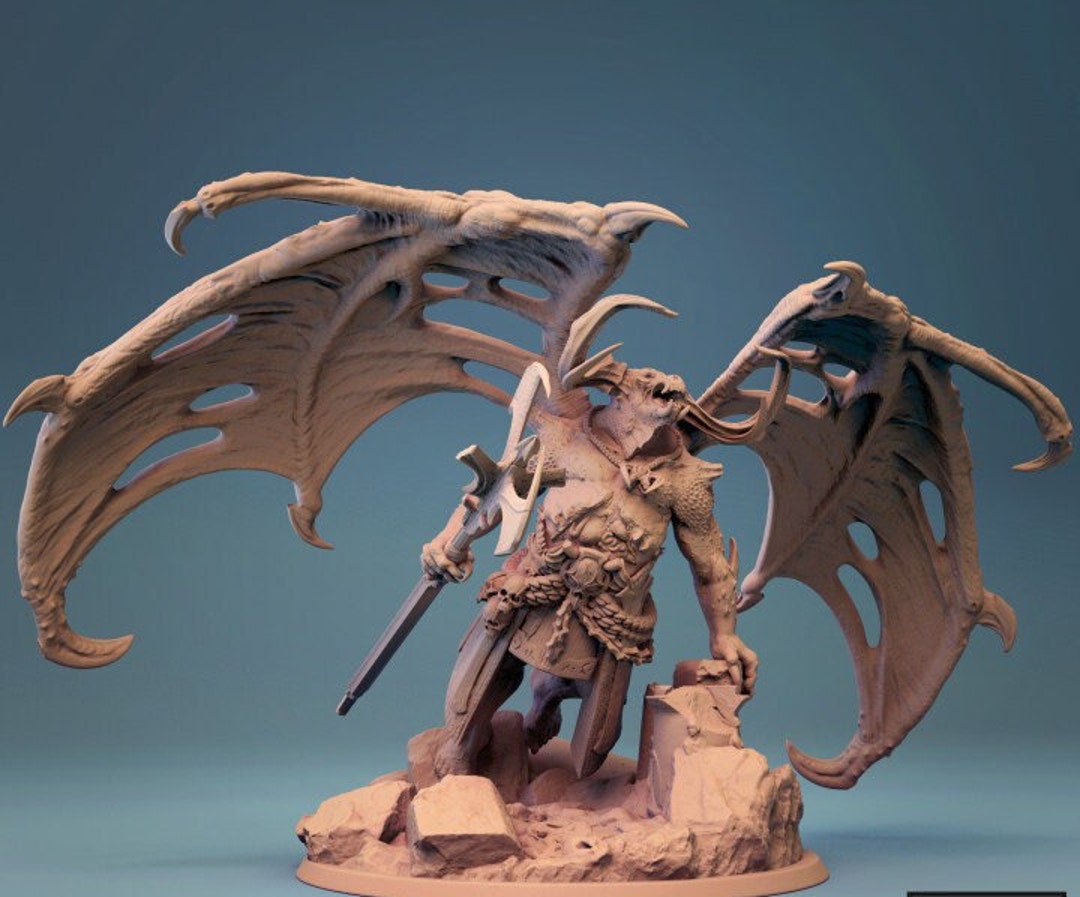 Flying Demon by Rescale Miniatures| D&D | Dungeons Dragons | Pathfinder ...