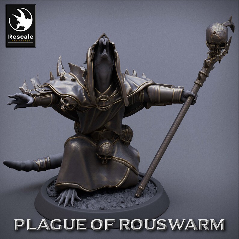 Infantry Rat Priests by Rescale Miniatures | Plague of Rouswarm ...
