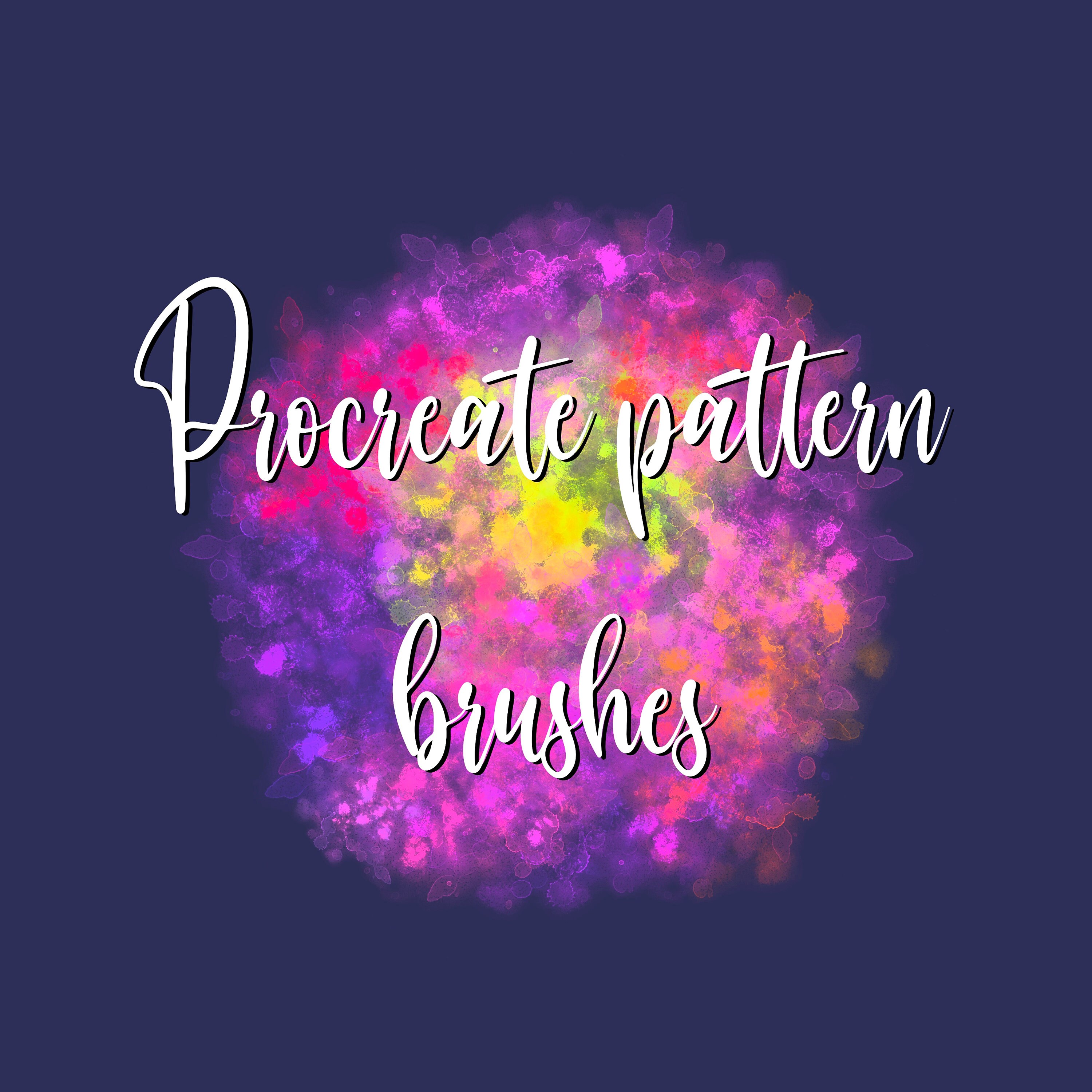 Procreate Pattern Brushes Backgrounds, Animal Print, Splat, Multicolour ...