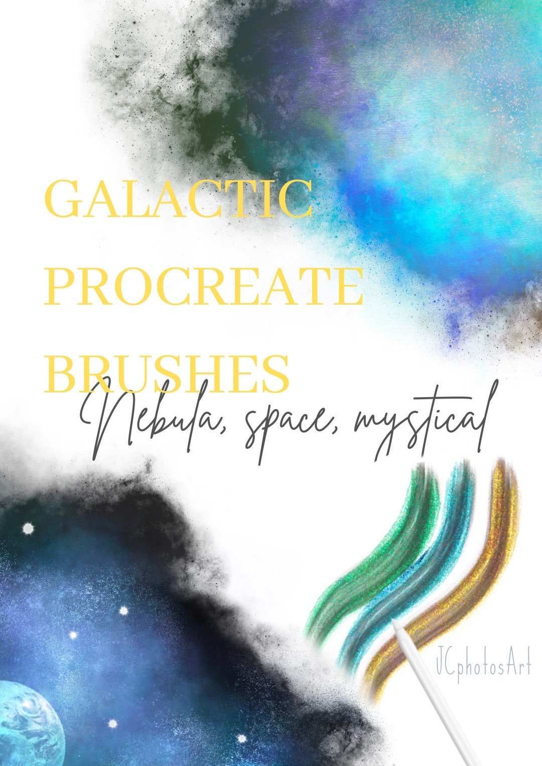 Galactic Nebula Space Procreate Brushes - Etsy