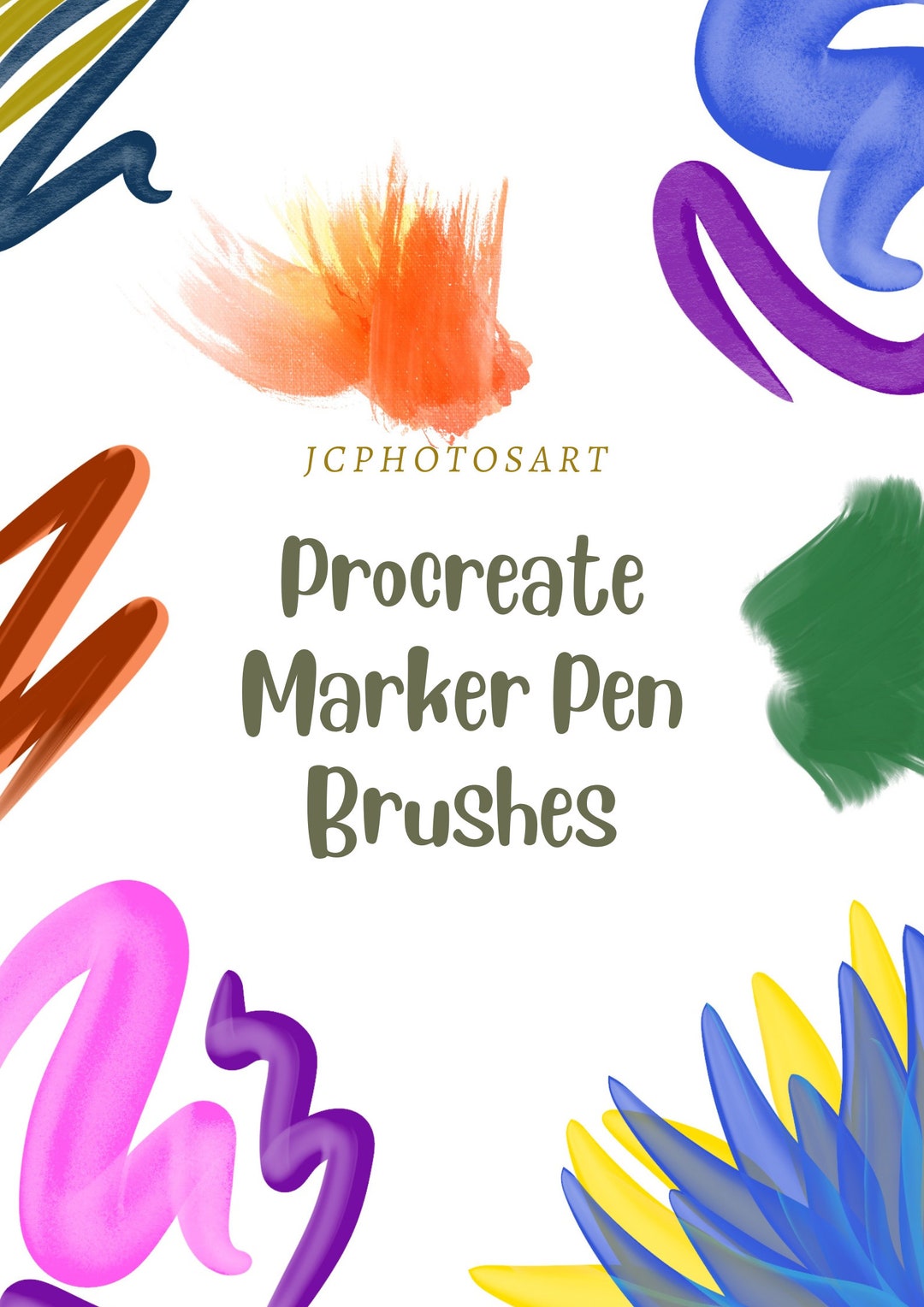 Procreate Marker Pens Brushes 3d Thick Thin Fine Liner Flat - Etsy