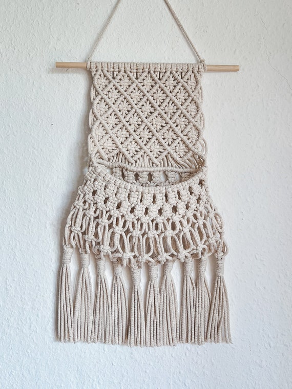 Makramee Wandorganizer Organizer Aufbewahrung Beutel - Etsy
