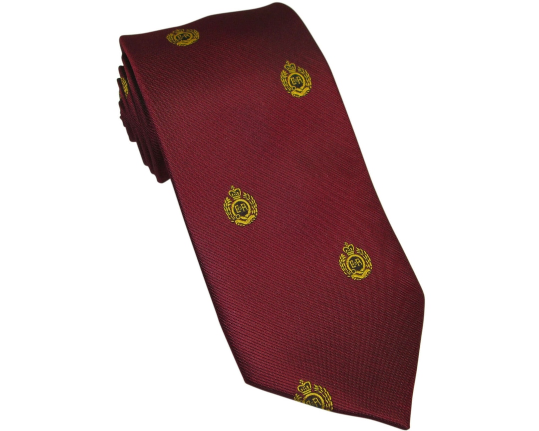 Royal Engineers Motif Regiment Tie - Etsy