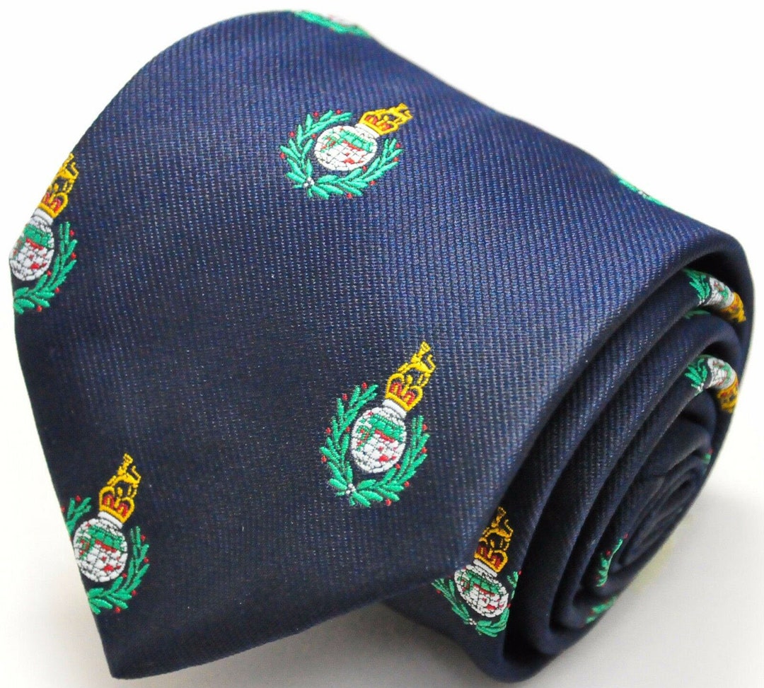 Royal Marines Motif Regimental Tie - Etsy