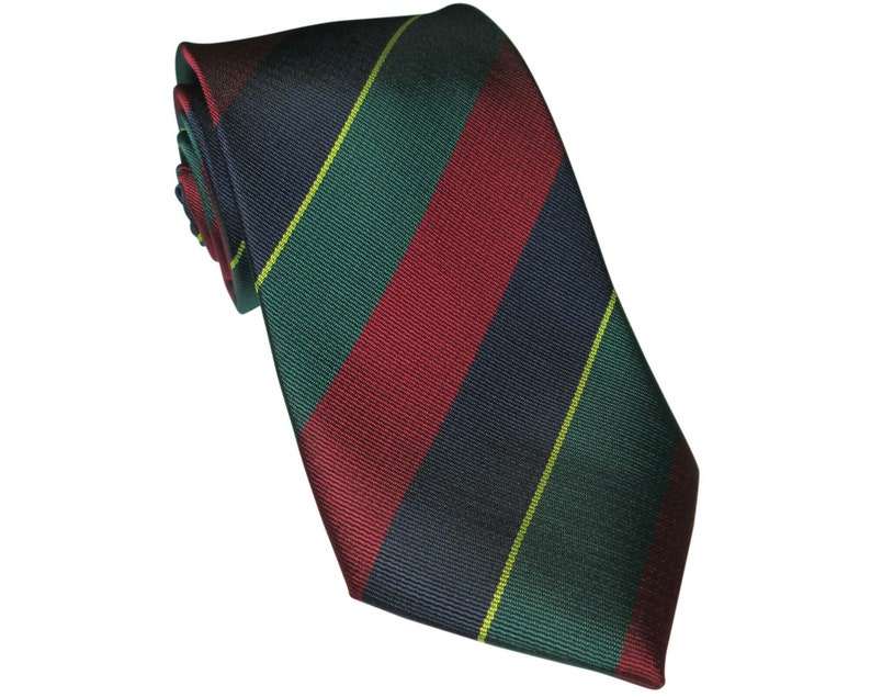 Queens Own Cameron Highlanders Regimental Tie - Etsy