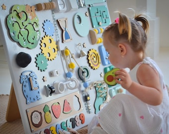 Busy Board, Activity Board, Personalized Sensory Board, Toddler ...