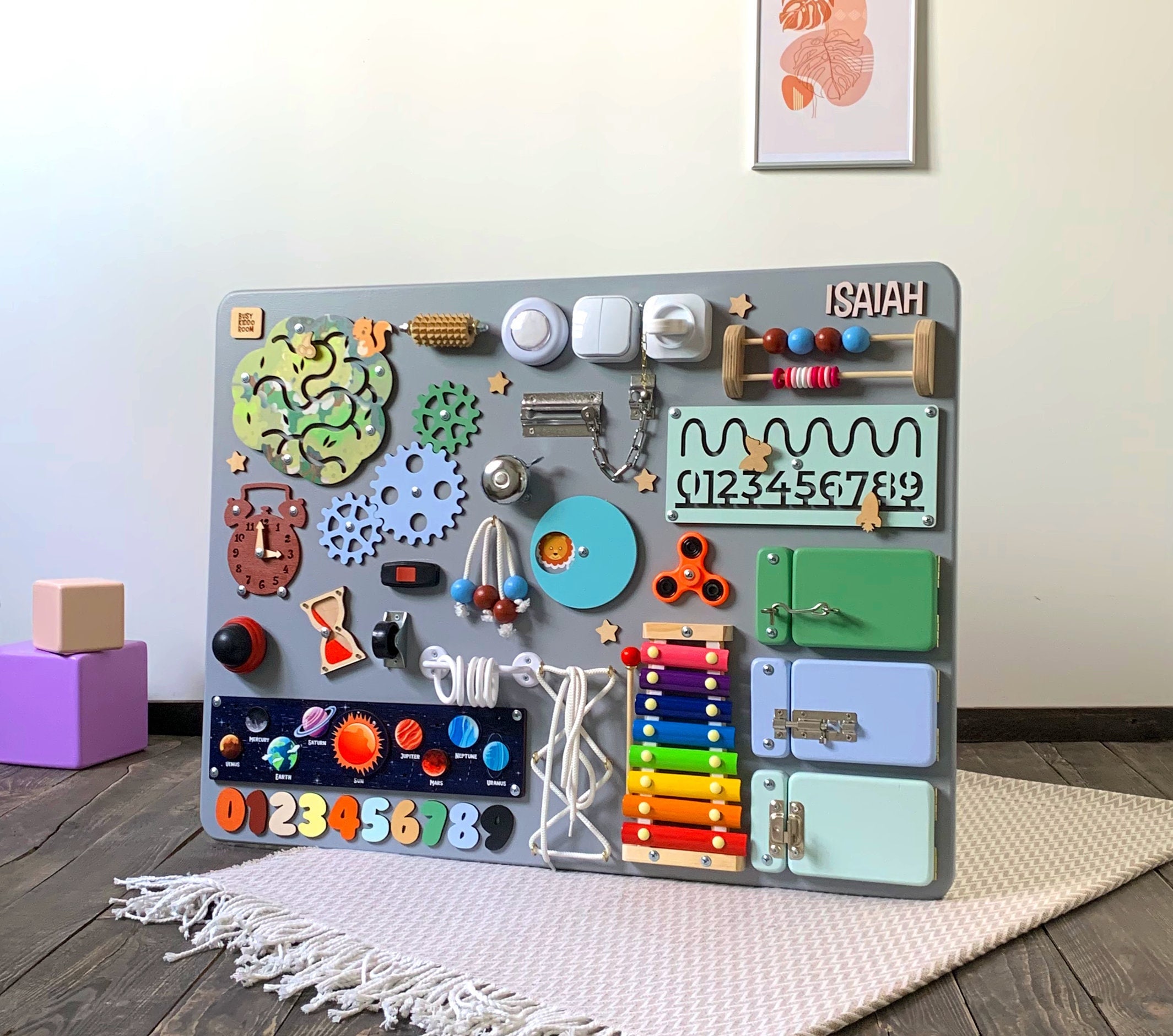 Learning & School Best Gift for Your Baby Busy Board 1 year old ...