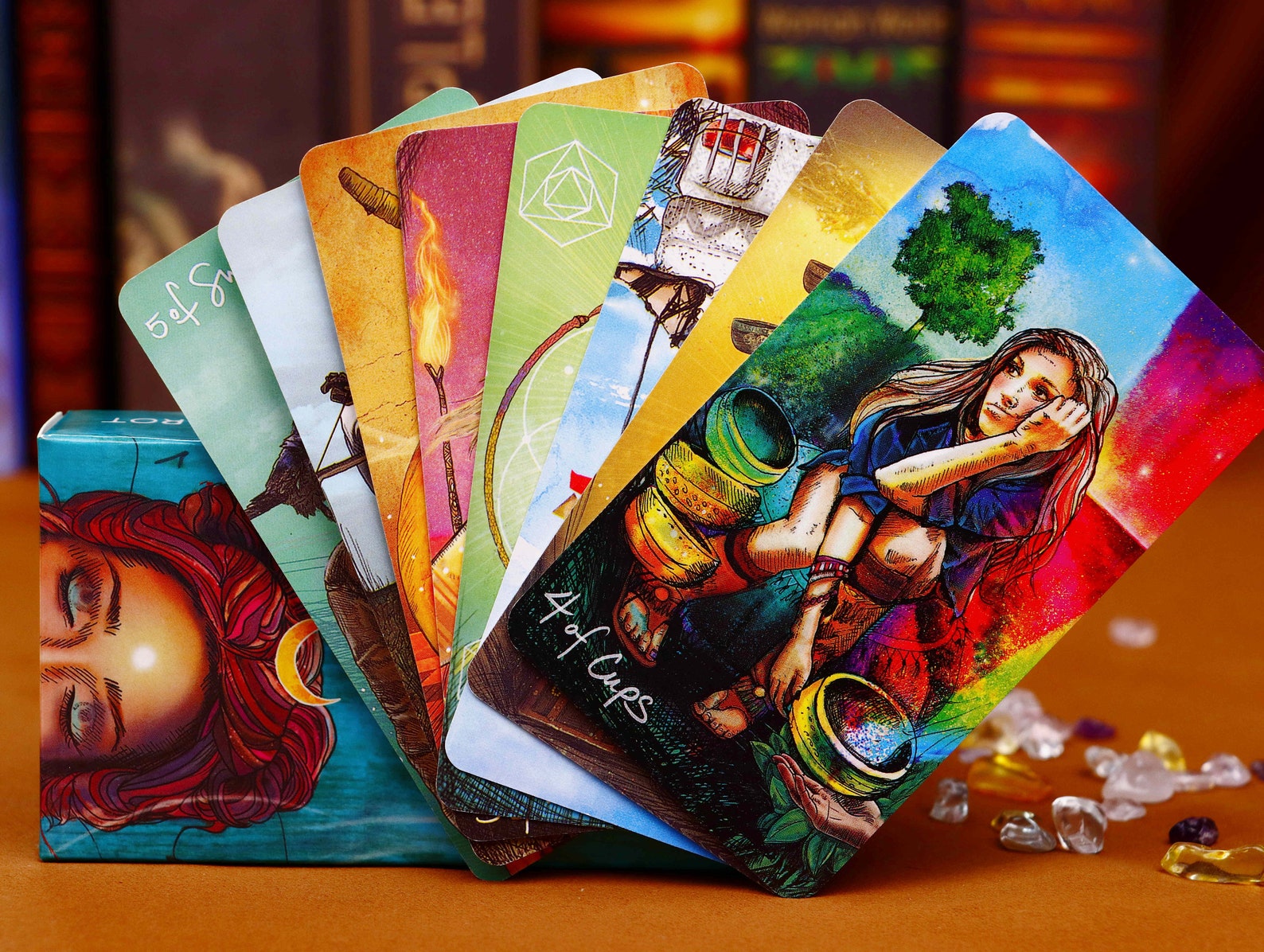 Pretty The Light Seer Tarot Decks for beginners/New tarot | Etsy