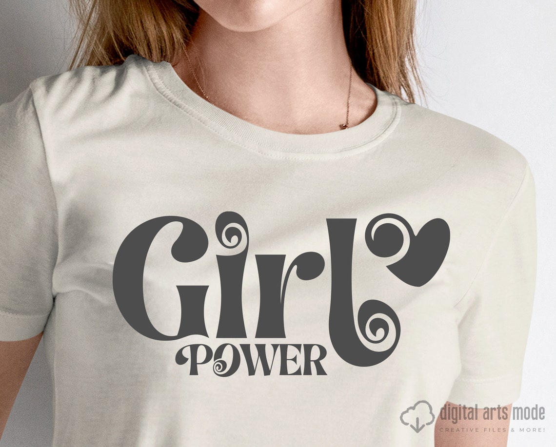 Girl Power SVG PNG PDF, Motivational Svg, Self Love Svg, Inspirational ...